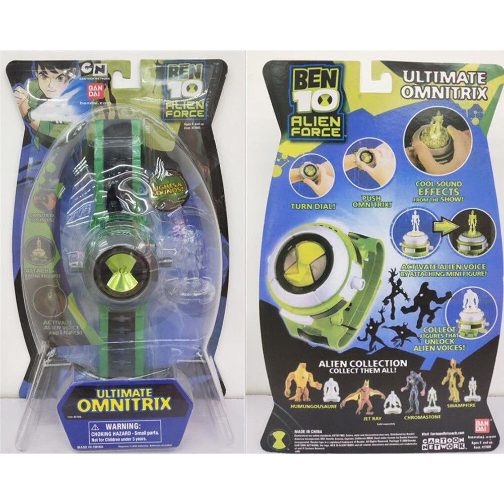 BEN 10 Alien Force Ultimate Omnitrix Reloj wz Luz Y Sonidos | Shopee Chile
