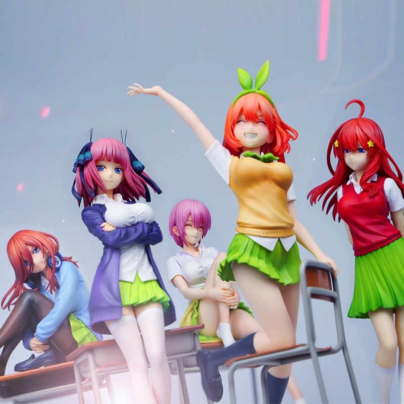 Figura Linda Los Quintuplets Por Excelencia Nakano Ichika Nino Yotsuba ...