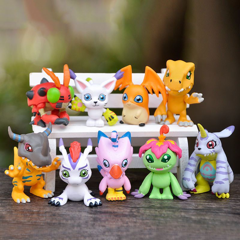 Figuras de dibujos animados de Digimon Adventure para niños, estatua de ...