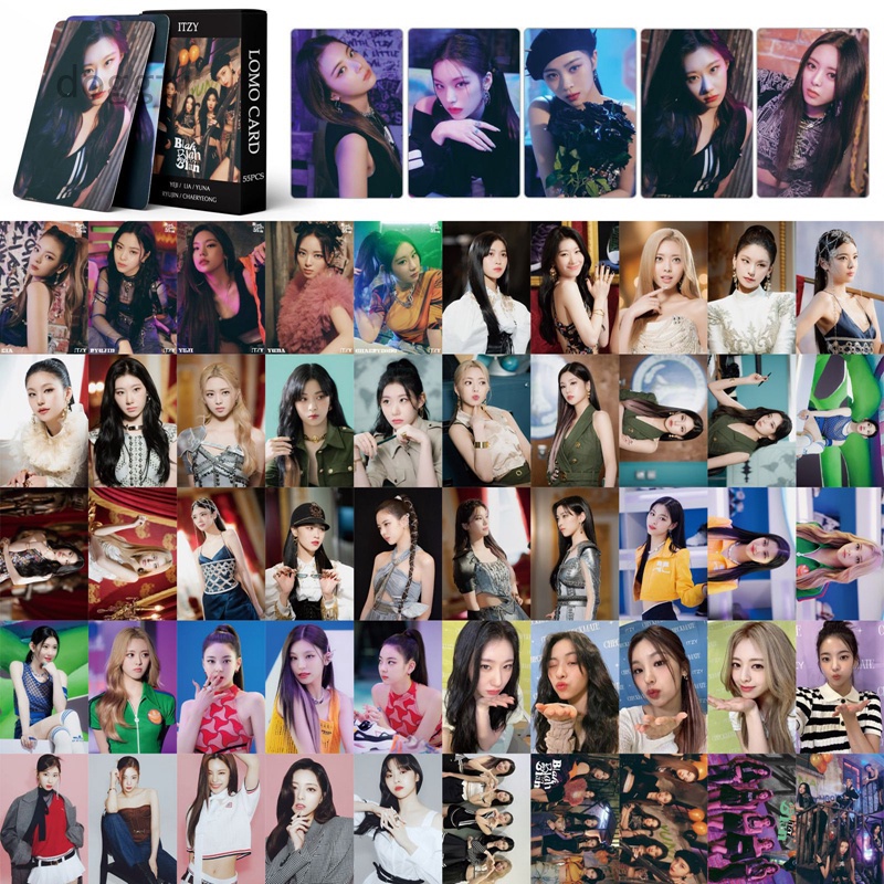 55pcs/Itzy Lomo Card Lisa Twice Mamamoo Aespa Crazy In Love Lizhi Cui ...